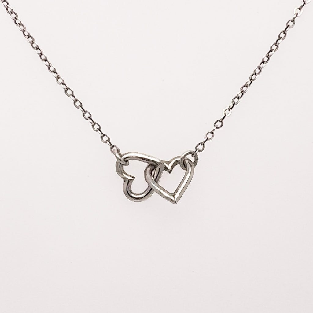 Interlocking Heart Necklace – Anne Waddell Jewelry